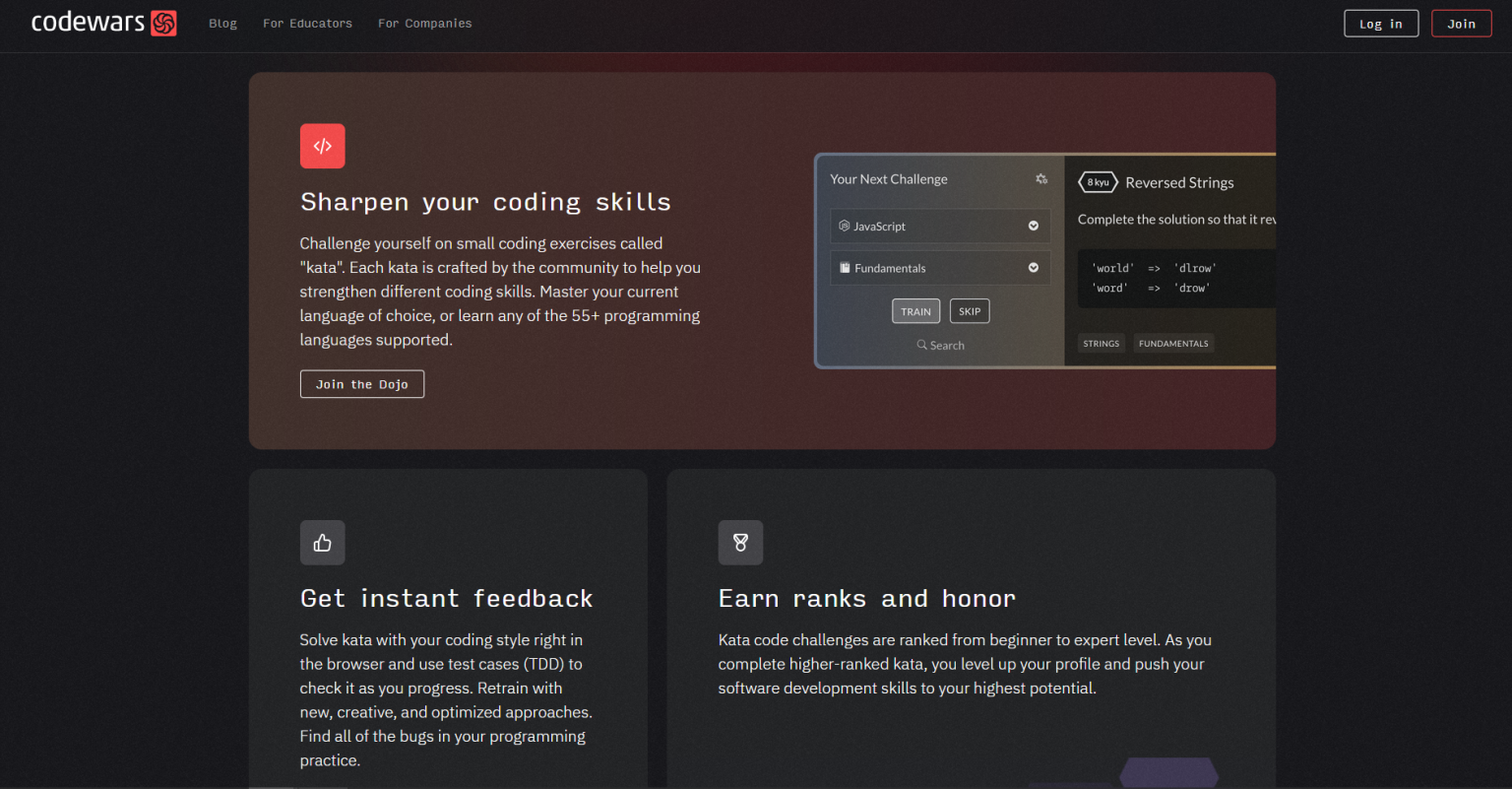 7 Free Sites for Programming Exercises in 2023 | Smooets